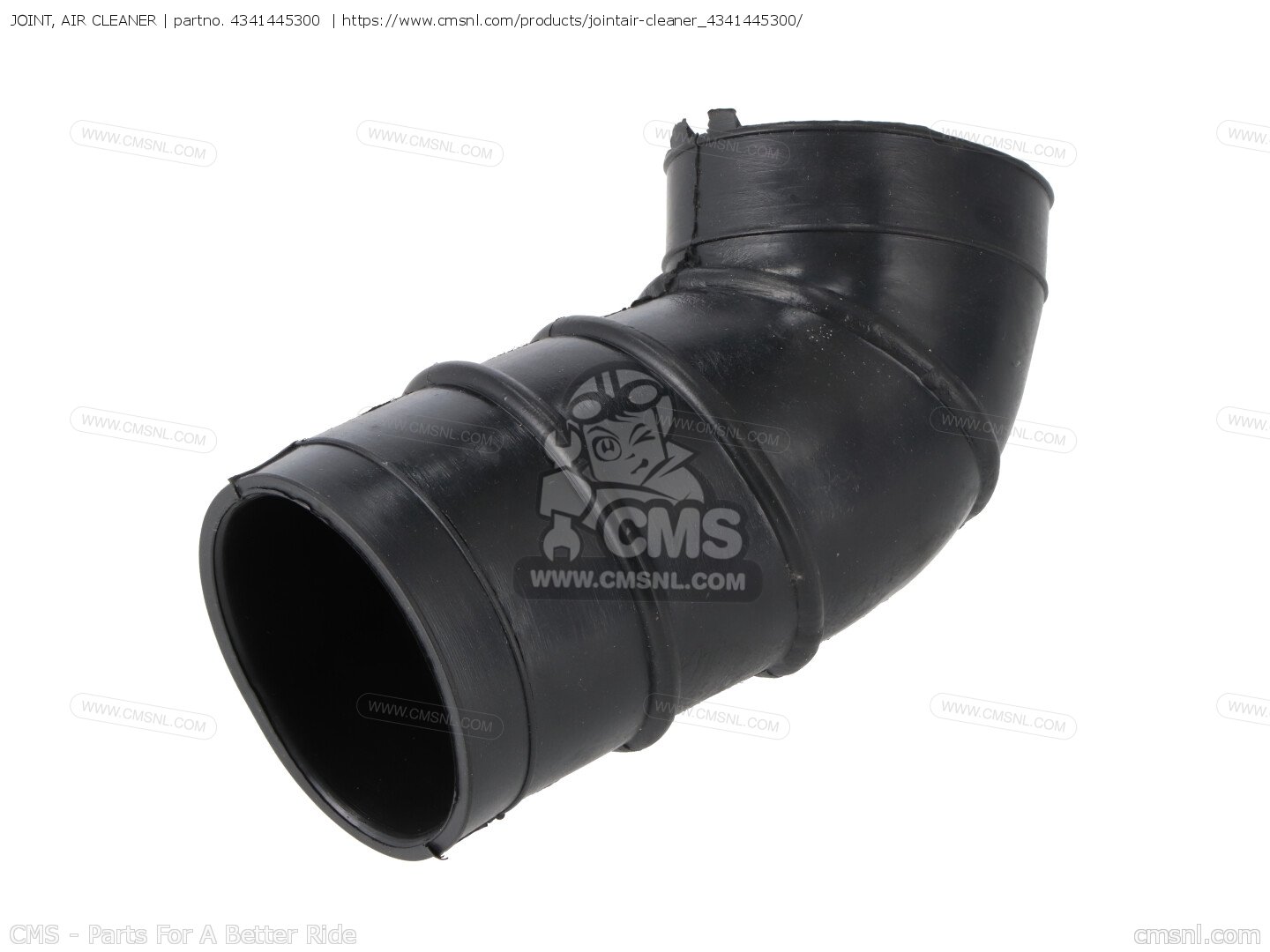4341445300: JOINT, AIR CLEANER Yamaha - buy the 434-14453-00-00 at CMSNL