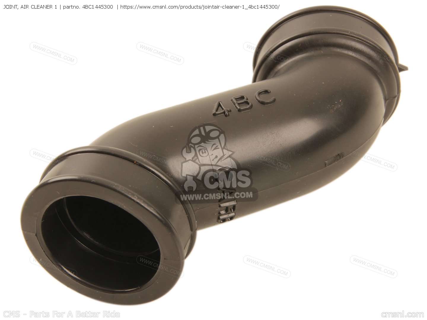 4BC1445300: Joint, Air Cleaner 1 Yamaha - buy the 4BC-14453-00-00 at CMSNL