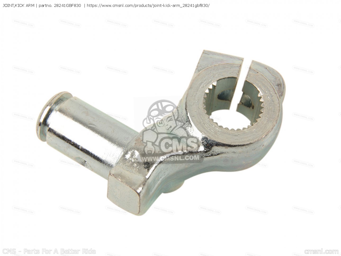 28241GBF830: JOINT,KICK ARM Honda - buy the 28241-GBF-830 at CMSNL