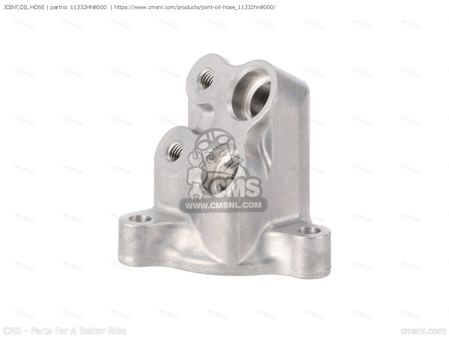 11332HN8000: JOINT,OIL HOSE Honda - buy the 11332-HN8-000 at CMSNL