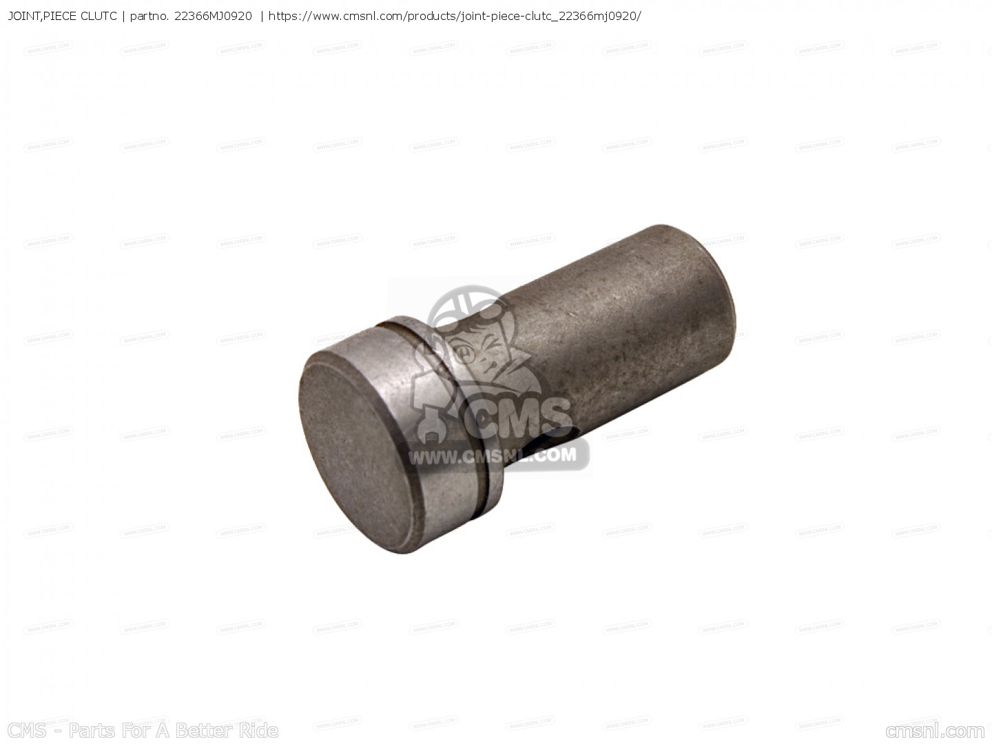 22366MJ0920: JOINT,PIECE CLUTC Honda - buy the 22366-MJ0-920 at CMSNL