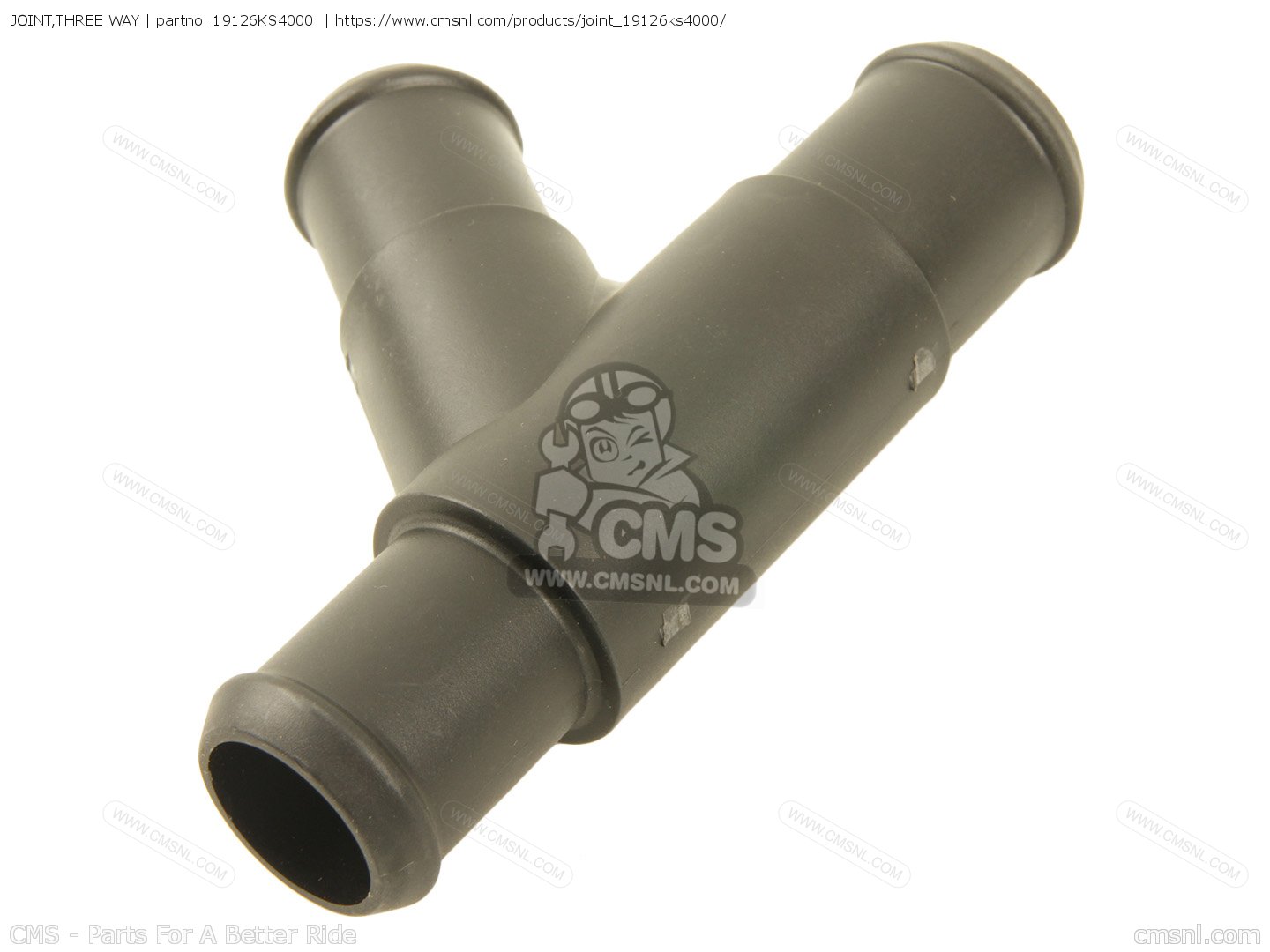 19126KS4000: JOINT,THREE WAY Honda - buy the 19126-KS4-000 at CMSNL