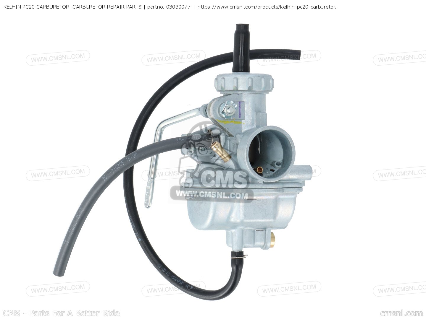 03030077: Keihin Pc20 Carburetor Carburetor Repair Parts Takegawa - buy the 03-03-0077 at CMSNL