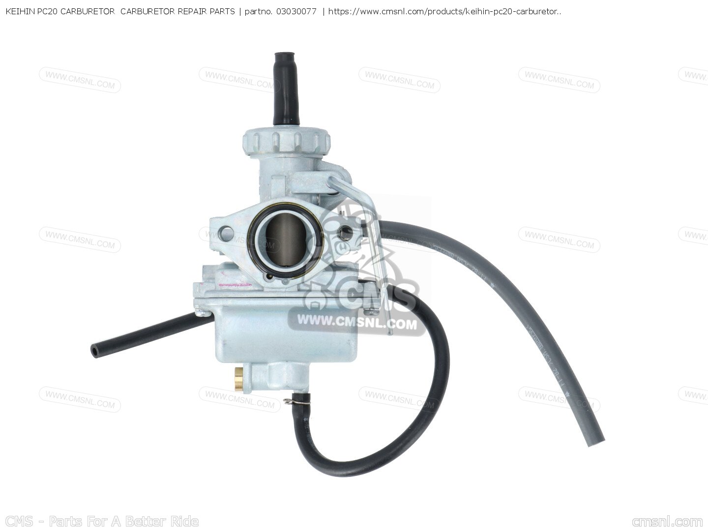 03030077: Keihin Pc20 Carburetor Carburetor Repair Parts Takegawa - buy the 03-03-0077 at CMSNL