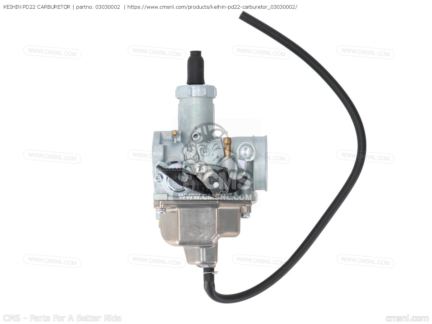 03030002: KEIHIN PD22 CARBURETOR Takegawa - buy the 03-03-0002 at CMSNL