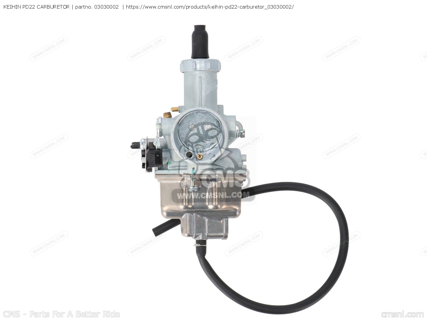 03030002: KEIHIN PD22 CARBURETOR Takegawa - buy the 03-03-0002 at CMSNL