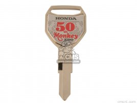 35122-MR1-770 Key,Blank (No.2), 35122MR1770 Honda - CB125S, NC50, NU50