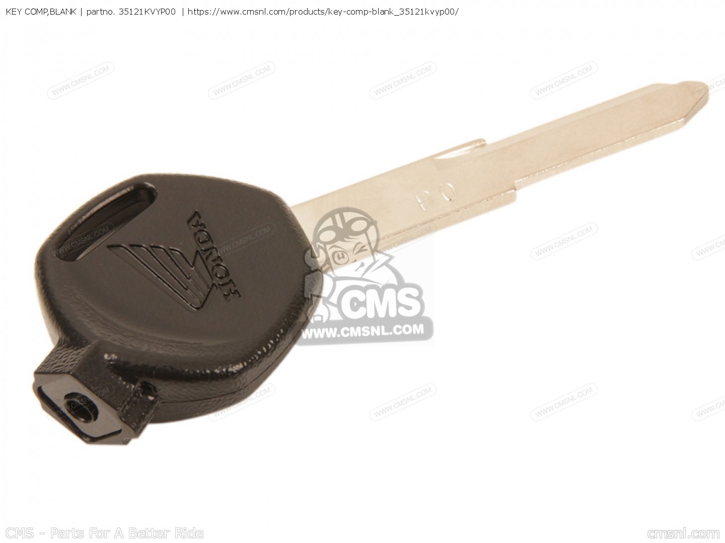 35121KVYP00: KEY COMP,BLANK Honda - buy the 35121-KVY-P00 at CMSNL