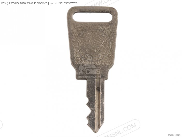 351339997870: KEY (H STYLE) 7870 SINGLE GROOVE Honda - buy the 35133 ...