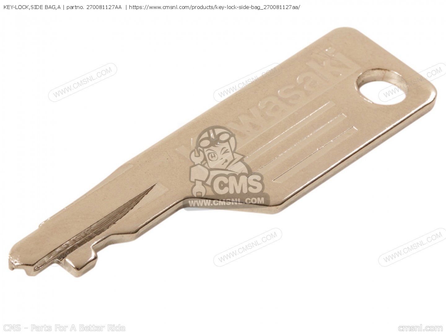 KEY-LOCK,#A,SIDE BAG for ZG1000A10 CONCOURS 1995 USA CALIFORNIA CANADA ...