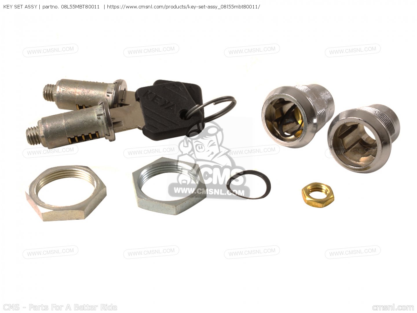 08L55MBT80011: Key Set Assy Honda - buy the 08L55-MBT-80011 at CMSNL