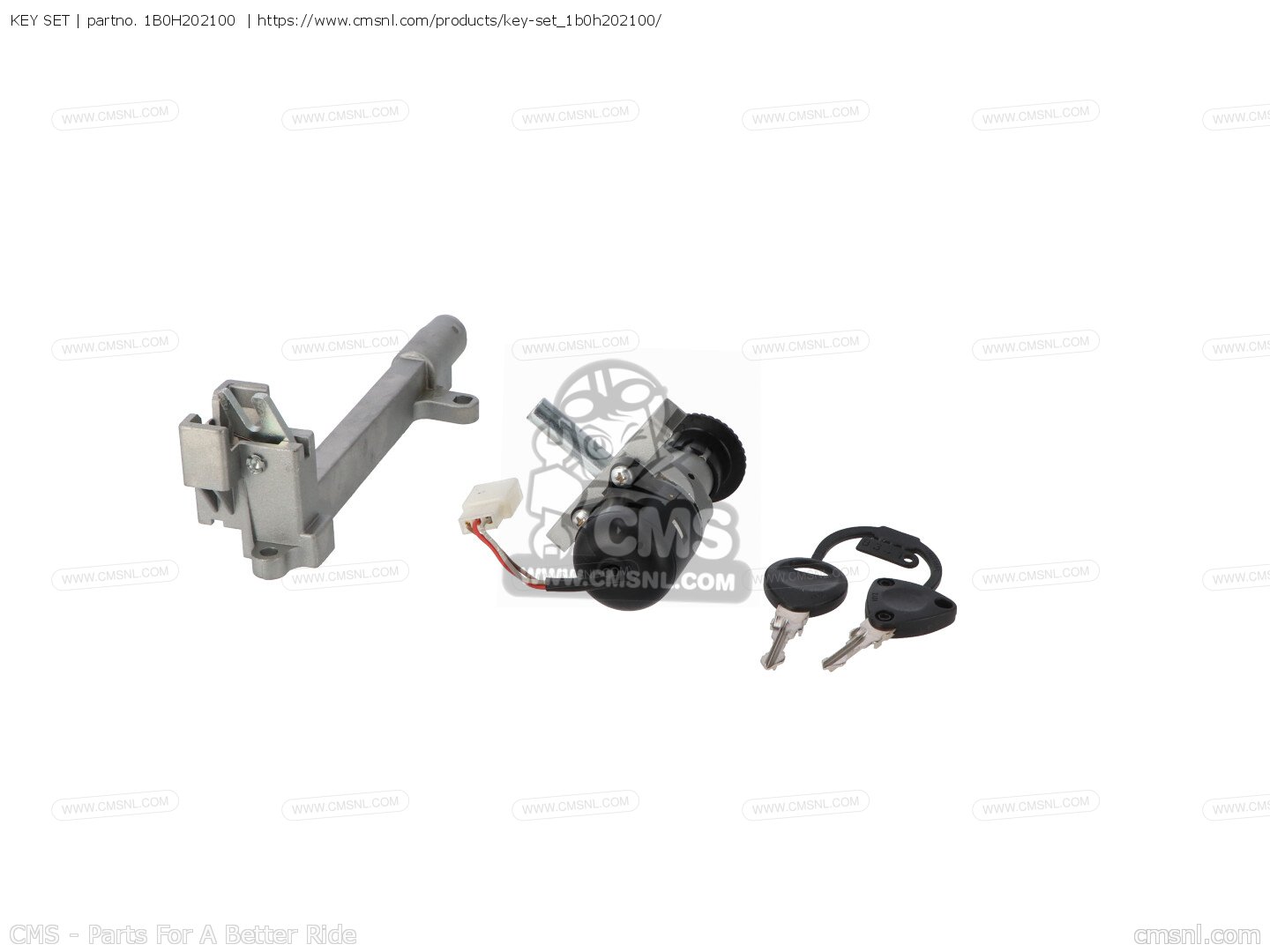 1B0H202100: KEY SET Yamaha - buy the 1B0-H2021-00-00 at CMSNL