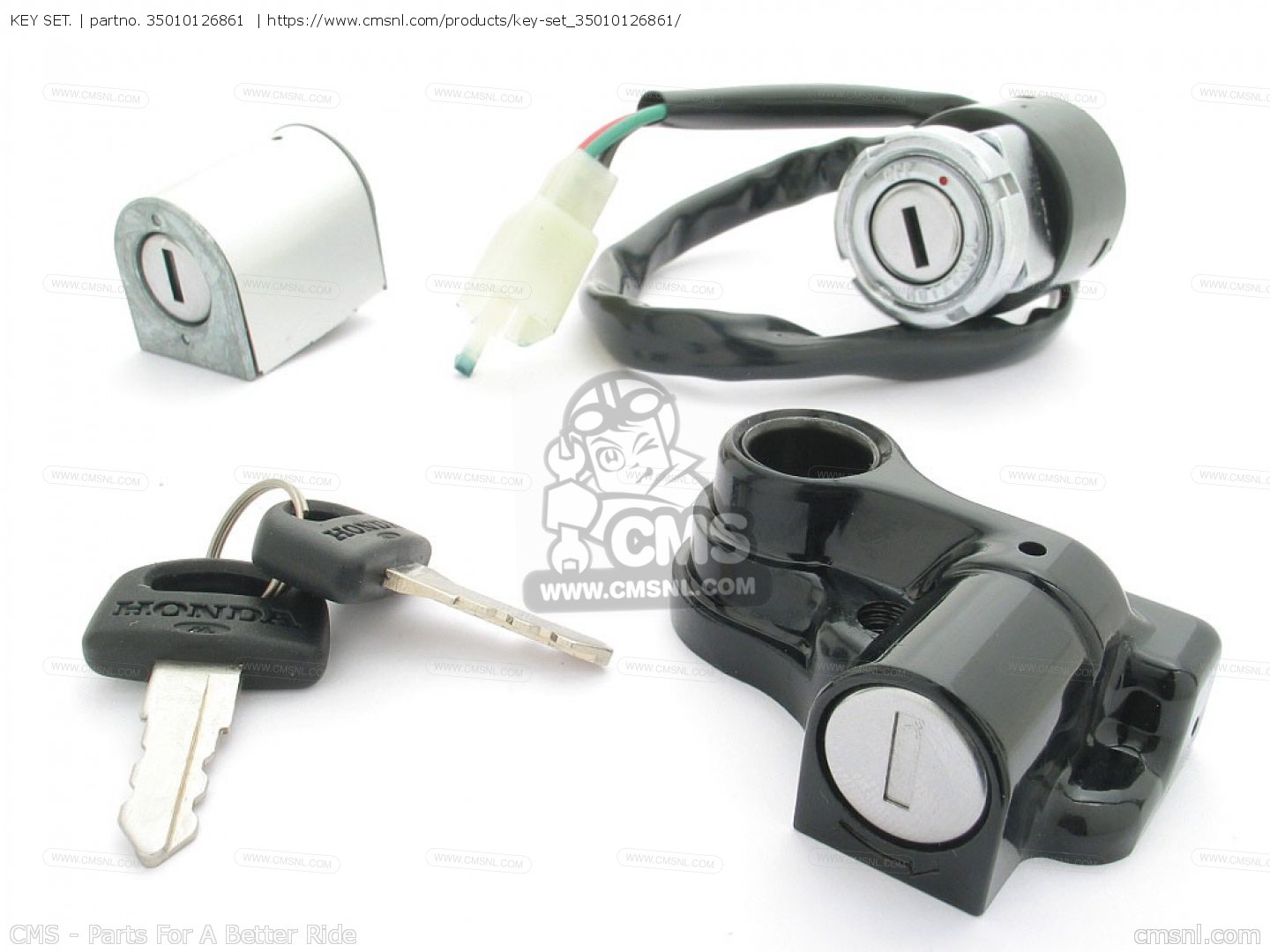 35010126861: KEY SET. Honda - buy the 35010-126-861 at CMSNL
