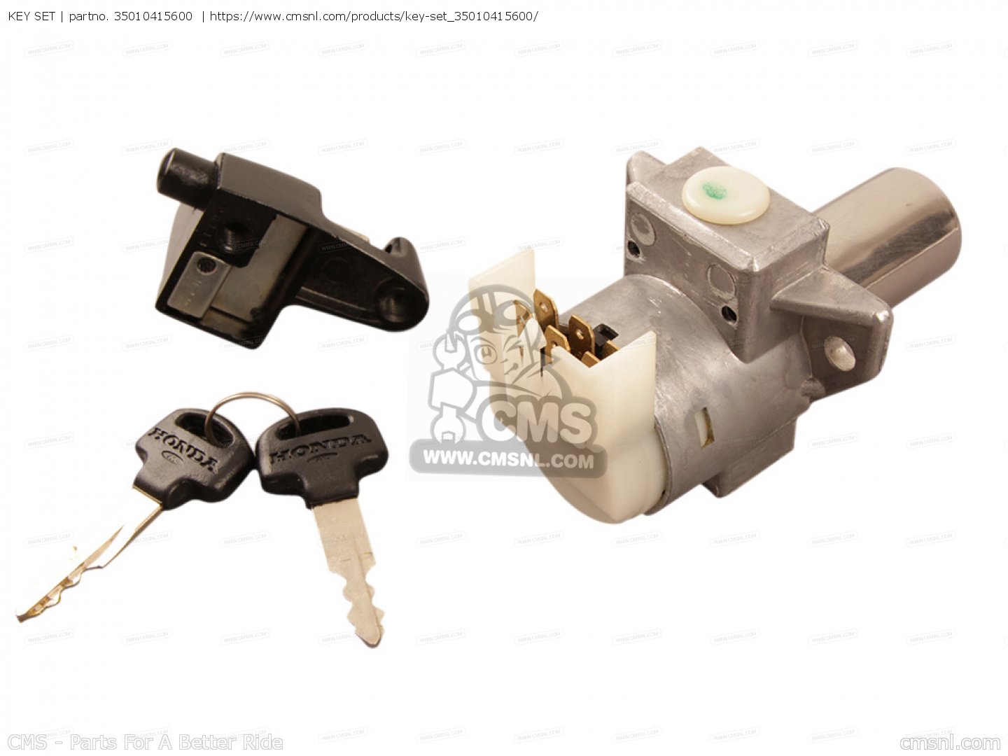 35010415600: Key Set Honda - buy the 35010-415-600 at CMSNL