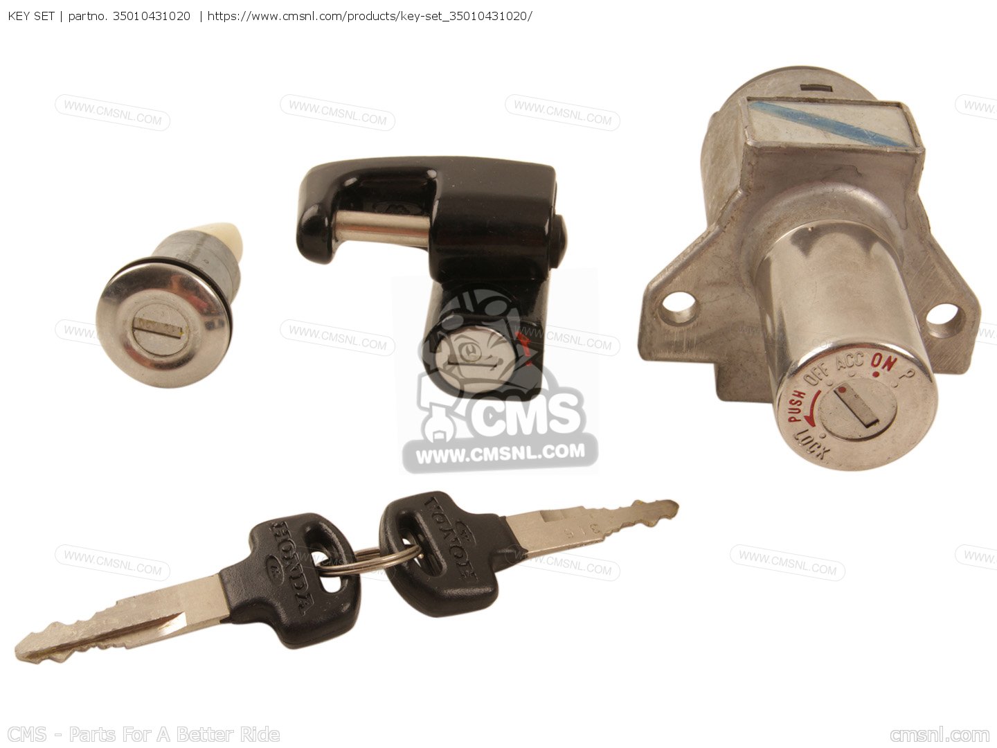 35010431020: KEY SET Honda - buy the 35010-431-020 at CMSNL