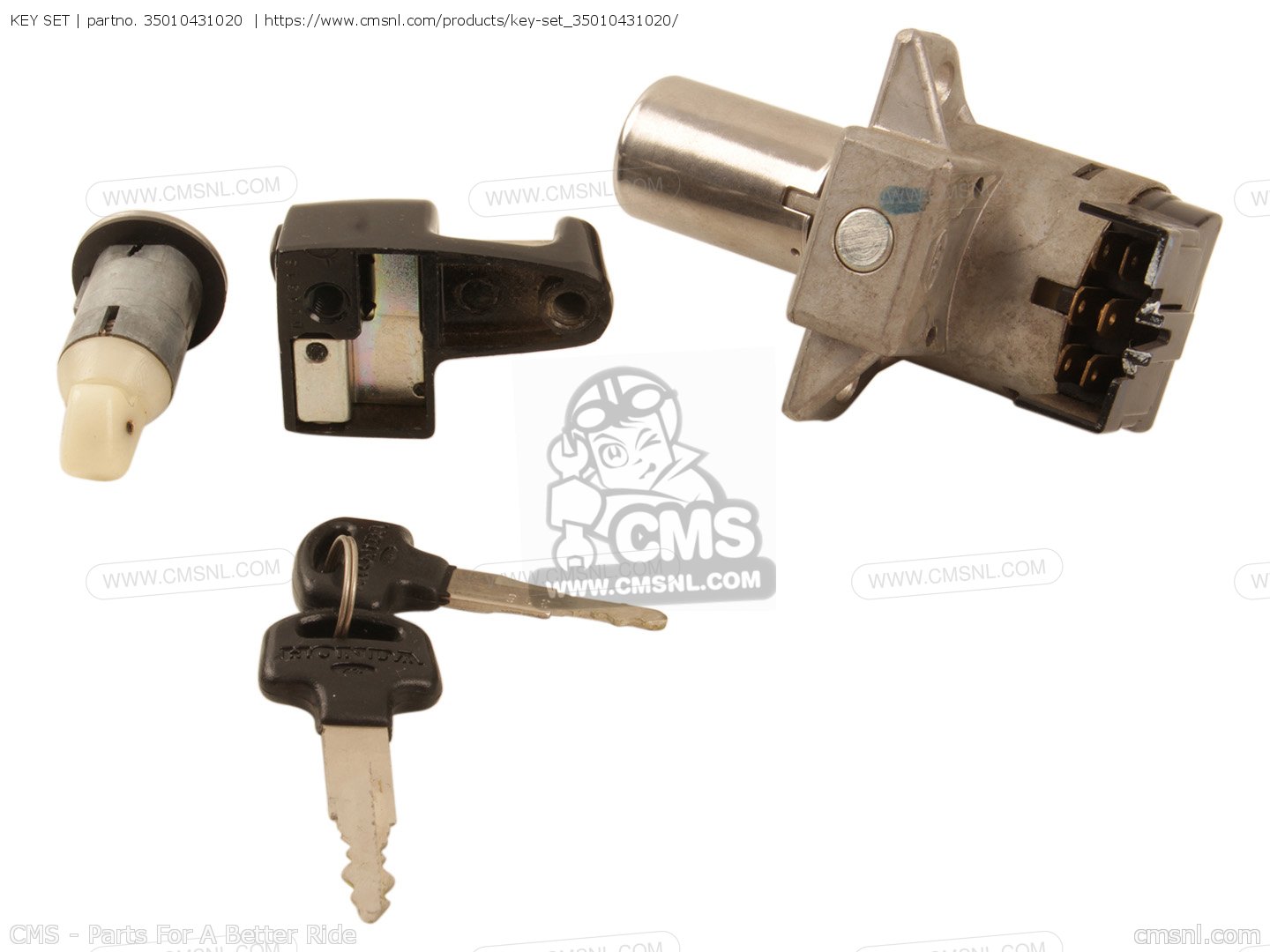 35010431020: KEY SET Honda - buy the 35010-431-020 at CMSNL