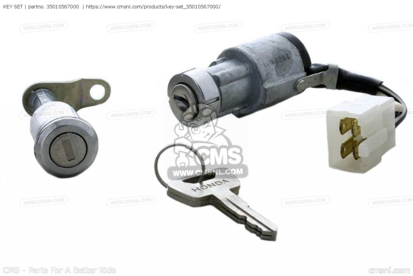 35010567000: KEY SET Honda - buy the 35010-567-000 at CMSNL