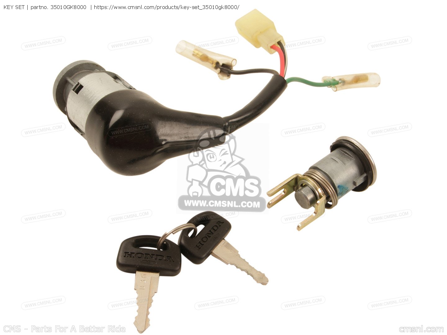 KEY SET for Honda - order at CMSNL