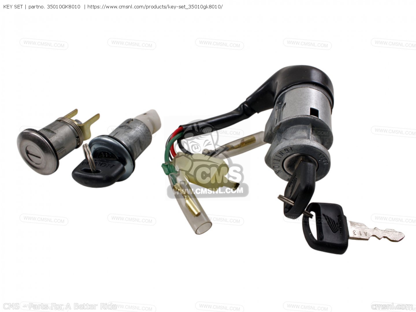 35010GK8010: KEY SET Honda - buy the 35010-GK8-010 at CMSNL