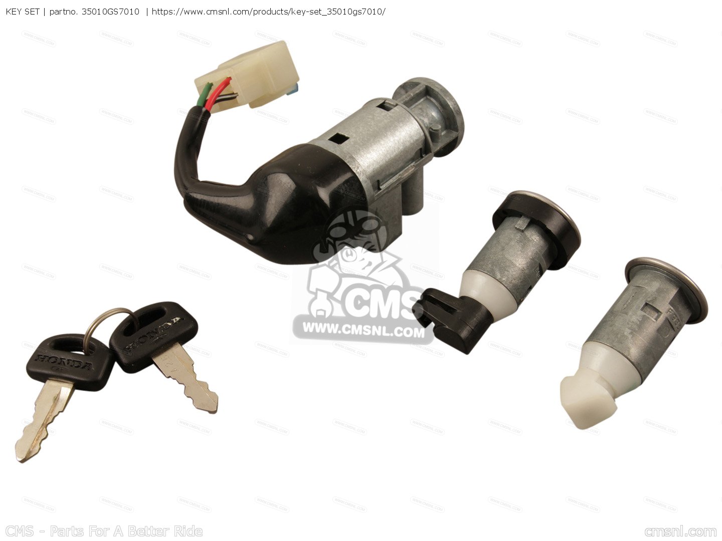 35010GS7010: KEY SET Honda - buy the 35010-GS7-010 at CMSNL