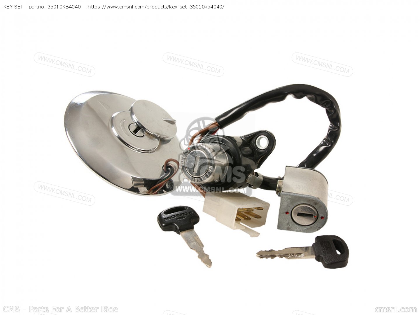 35010KB4040: KEY SET Honda - buy the 35010-KB4-040 at CMSNL