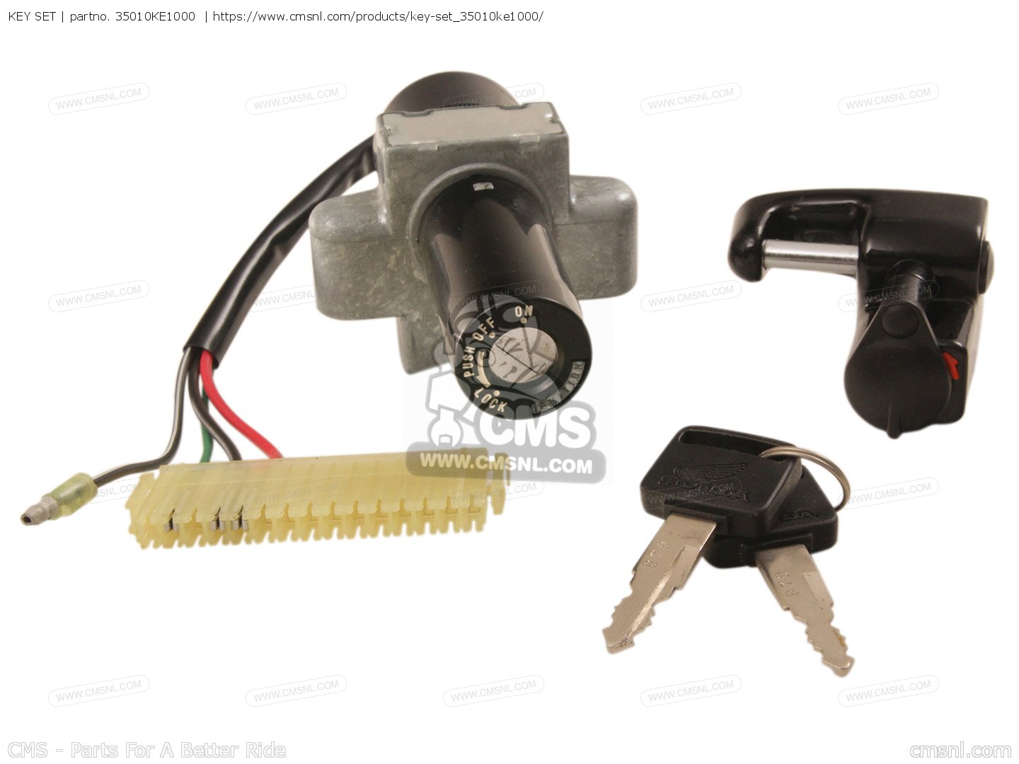 35010KE1000: KEY SET Honda - buy the 35010-KE1-000 at CMSNL