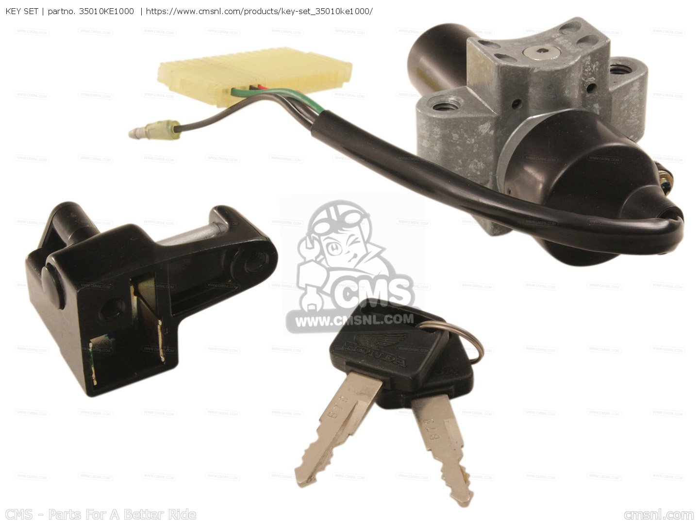 35010KE1000: KEY SET Honda - buy the 35010-KE1-000 at CMSNL