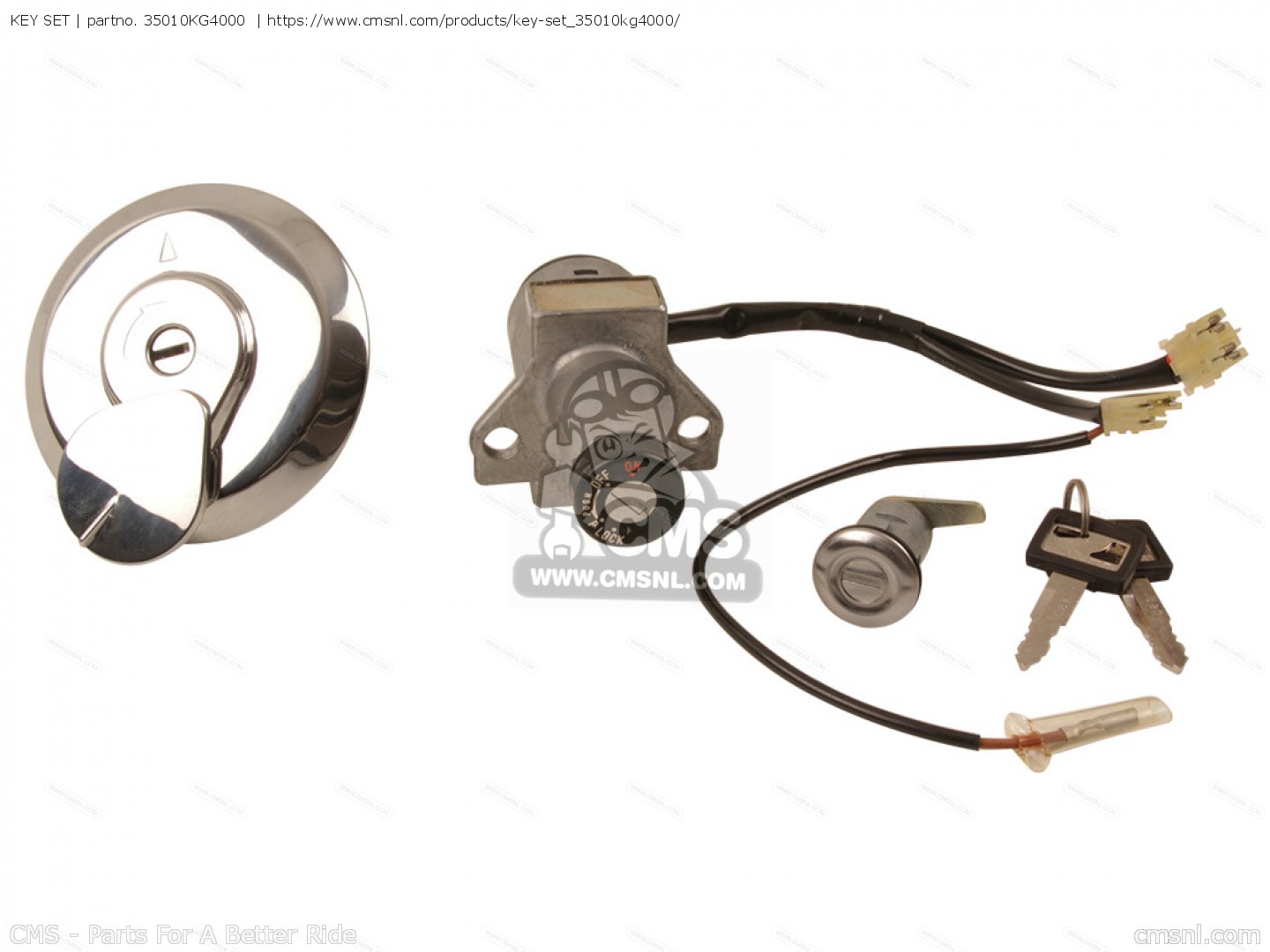 35010KG4000: KEY SET Honda - buy the 35010-KG4-000 at CMSNL