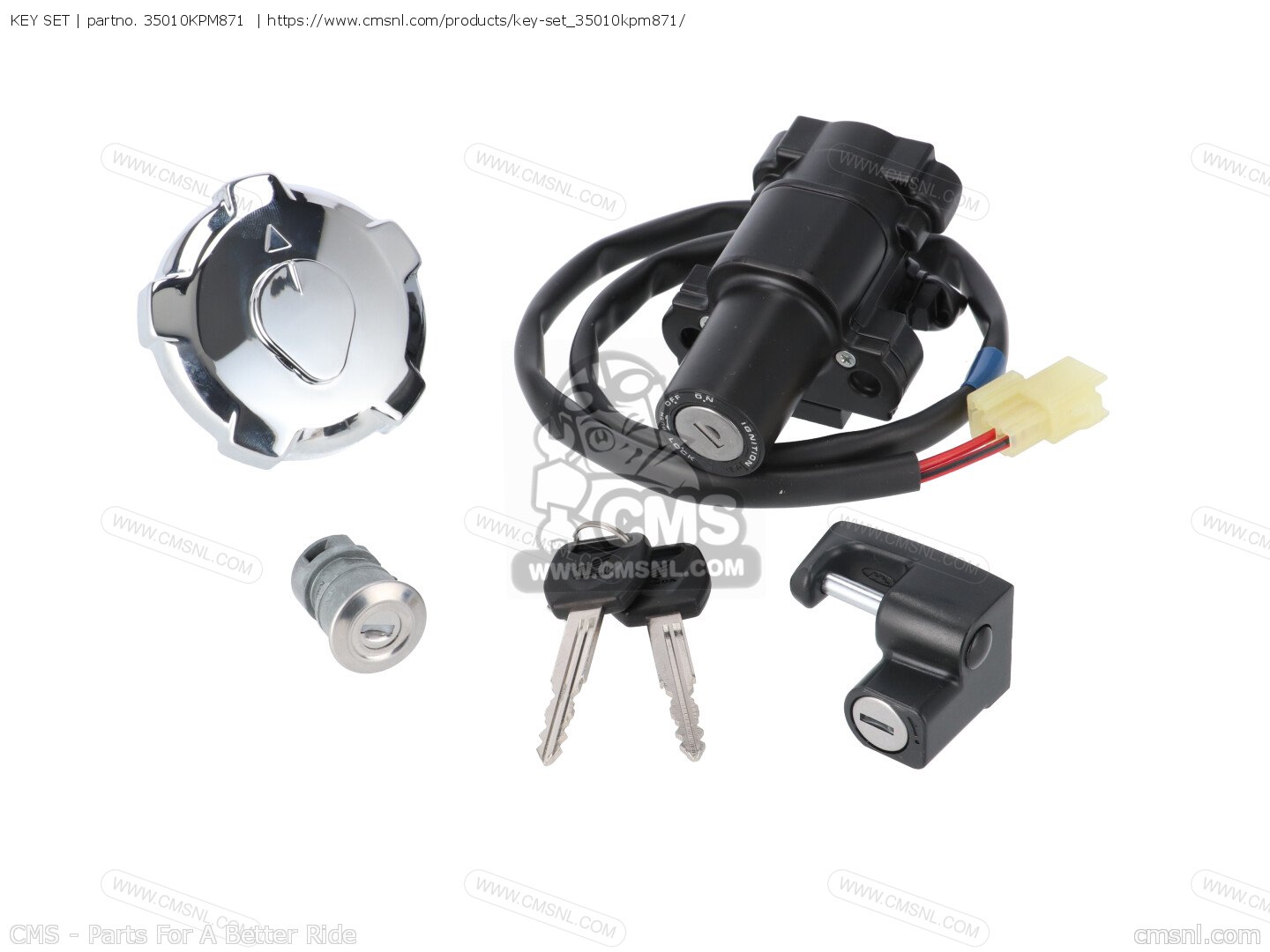35010KPM871: KEY SET Honda - buy the 35010-KPM-871 at CMSNL