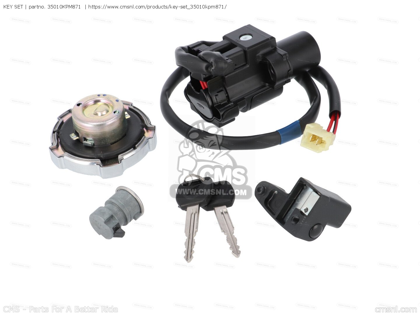 35010KPM871: KEY SET Honda - buy the 35010-KPM-871 at CMSNL