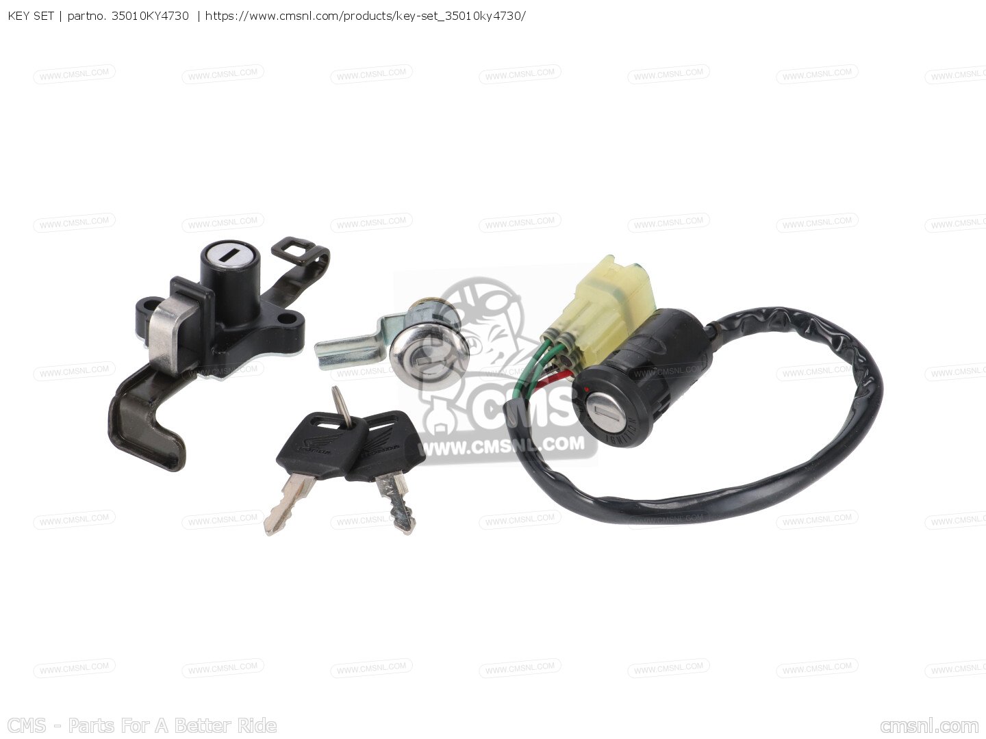 35010KY4730: Key Set Honda - buy the 35010-KY4-730 at CMSNL