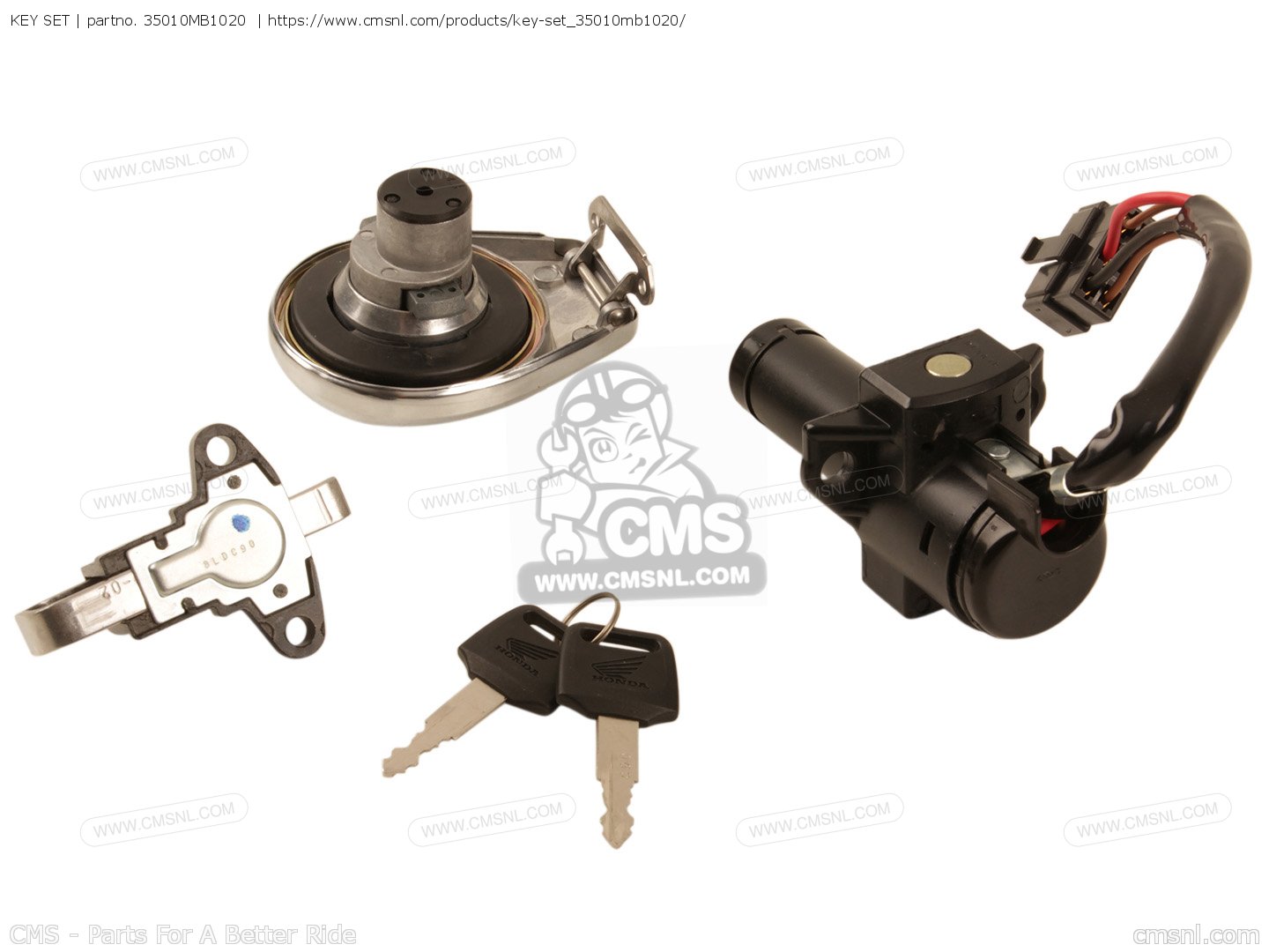 35010MB1020: KEY SET Honda - buy the 35010-MB1-020 at CMSNL