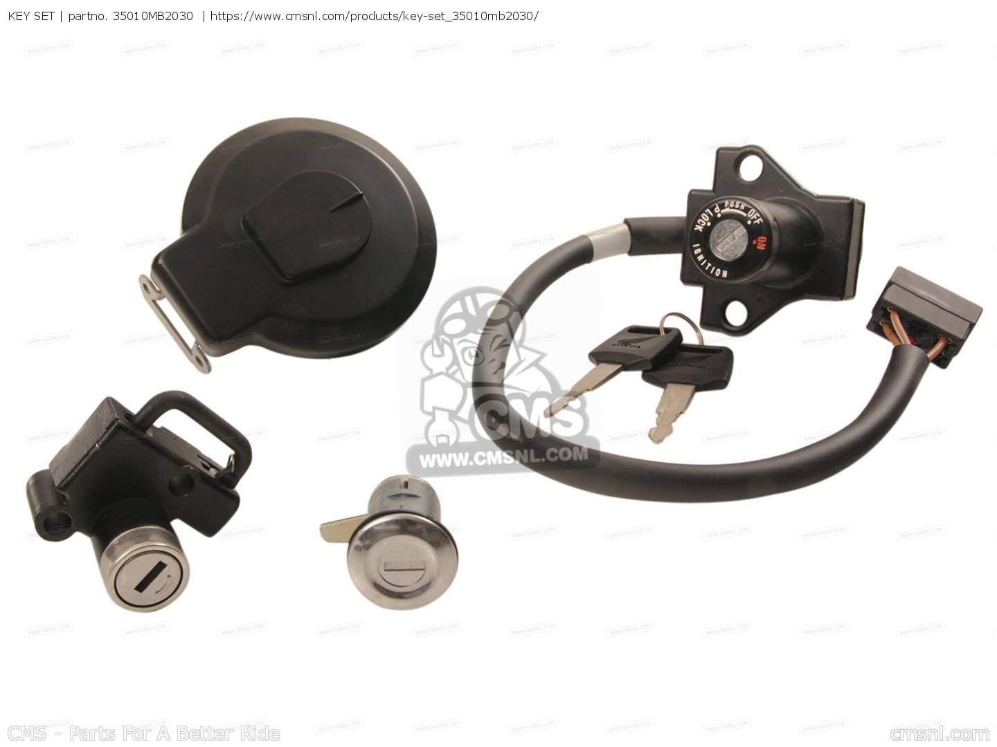 35010MB2030: Key Set Honda - buy the 35010-MB2-030 at CMSNL