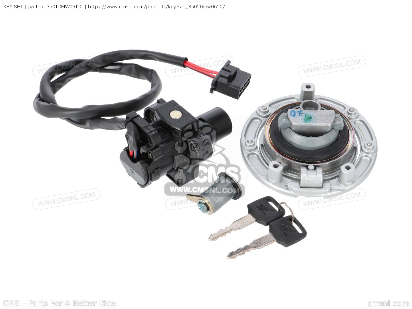 35010MW0610: Key Set Honda - buy the 35010-MW0-610 at CMSNL