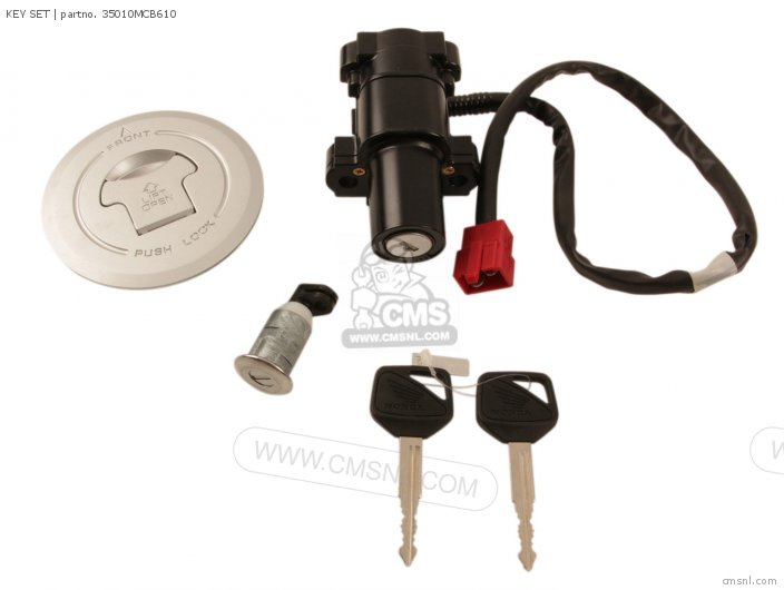 35010MCB610: KEY SET Honda - buy the 35010-MCB-610 at CMSNL