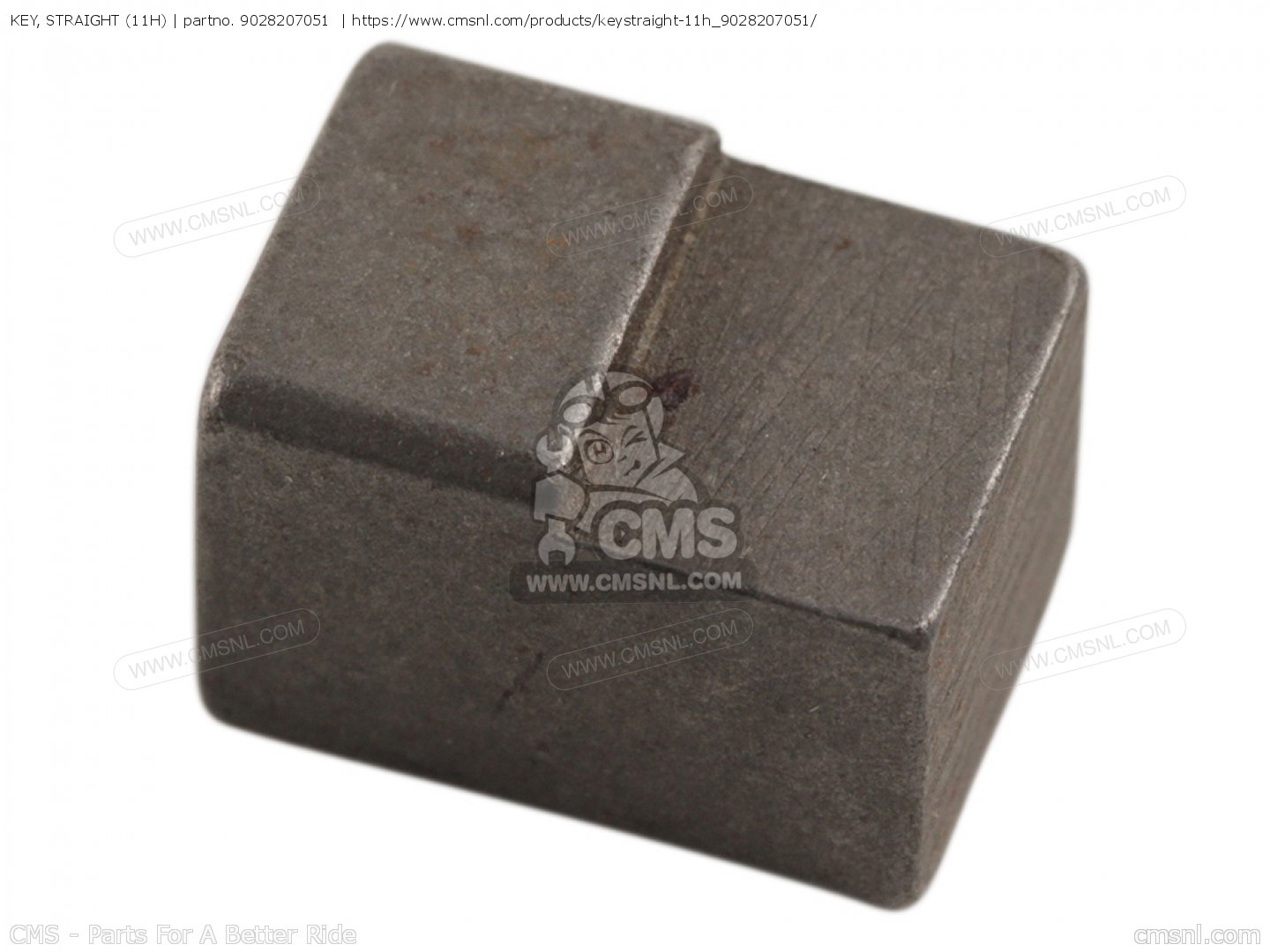 9028207051: KEY, STRAIGHT (11H) Yamaha - buy the 90282-07051-00 at CMSNL
