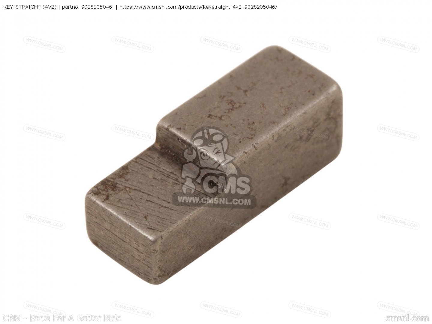 9028205046: KEY, STRAIGHT (4V2) Yamaha - buy the 90282-05046-00 at CMSNL