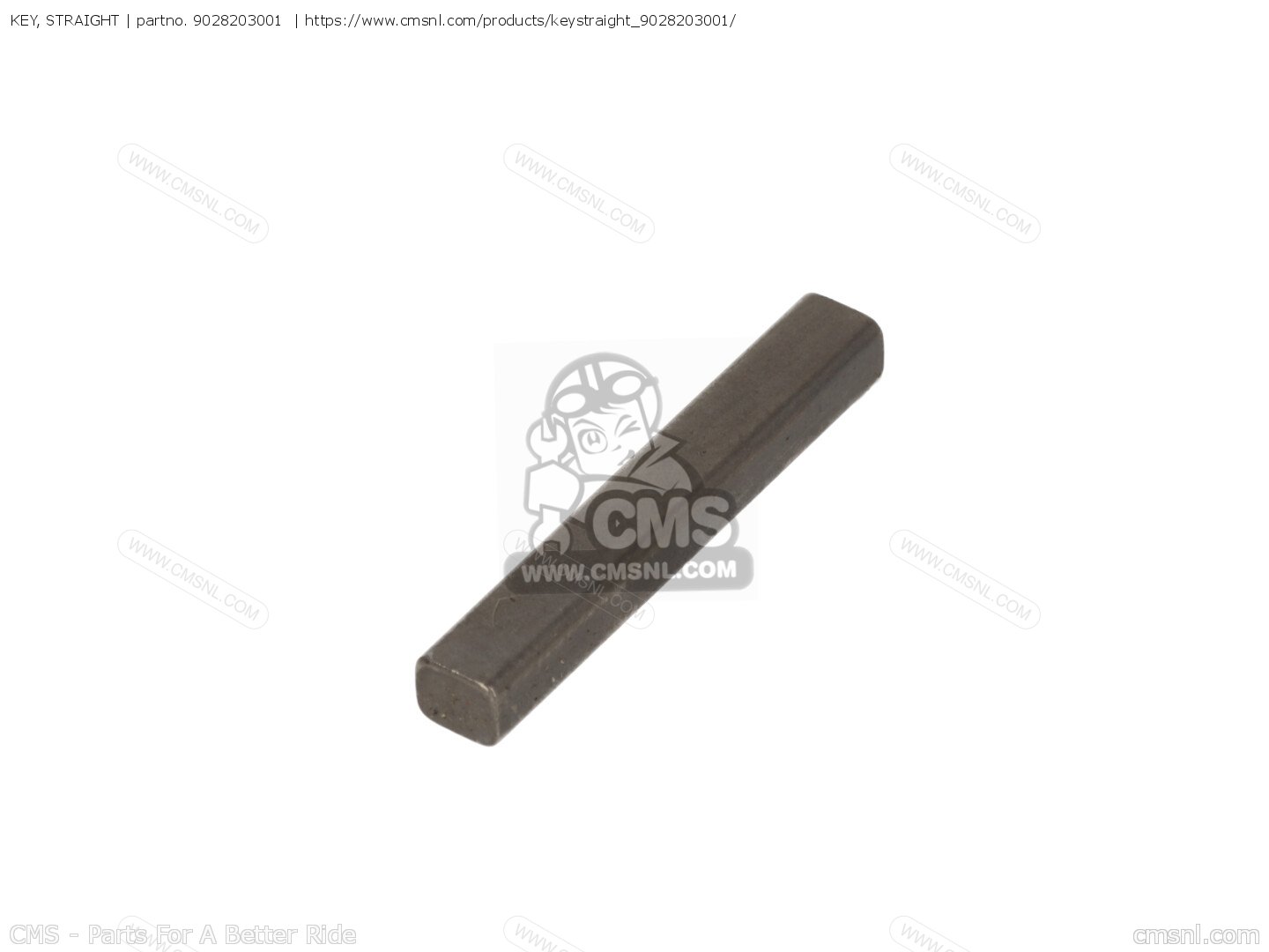 9028203001: KEY, STRAIGHT Yamaha - buy the 90282-03001-00 at CMSNL