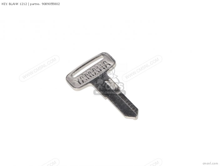 9089055802: Key, Blank 1212 Yamaha - buy the 90890-55802 at CMSNL