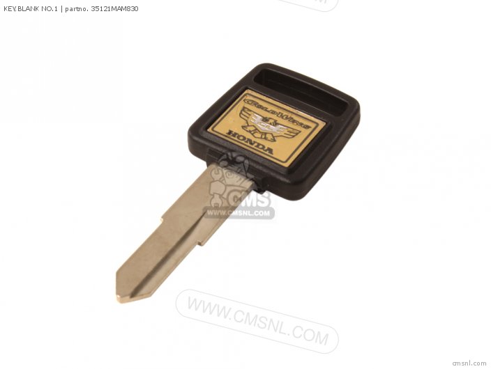 35121MAM830: KEY,BLANK NO.1 Honda - buy the 35121-MAM-830 at CMSNL