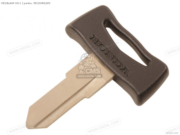 35121MCL003: KEY,BLANK NO.1 Honda - buy the 35121-MCL-003 at CMSNL