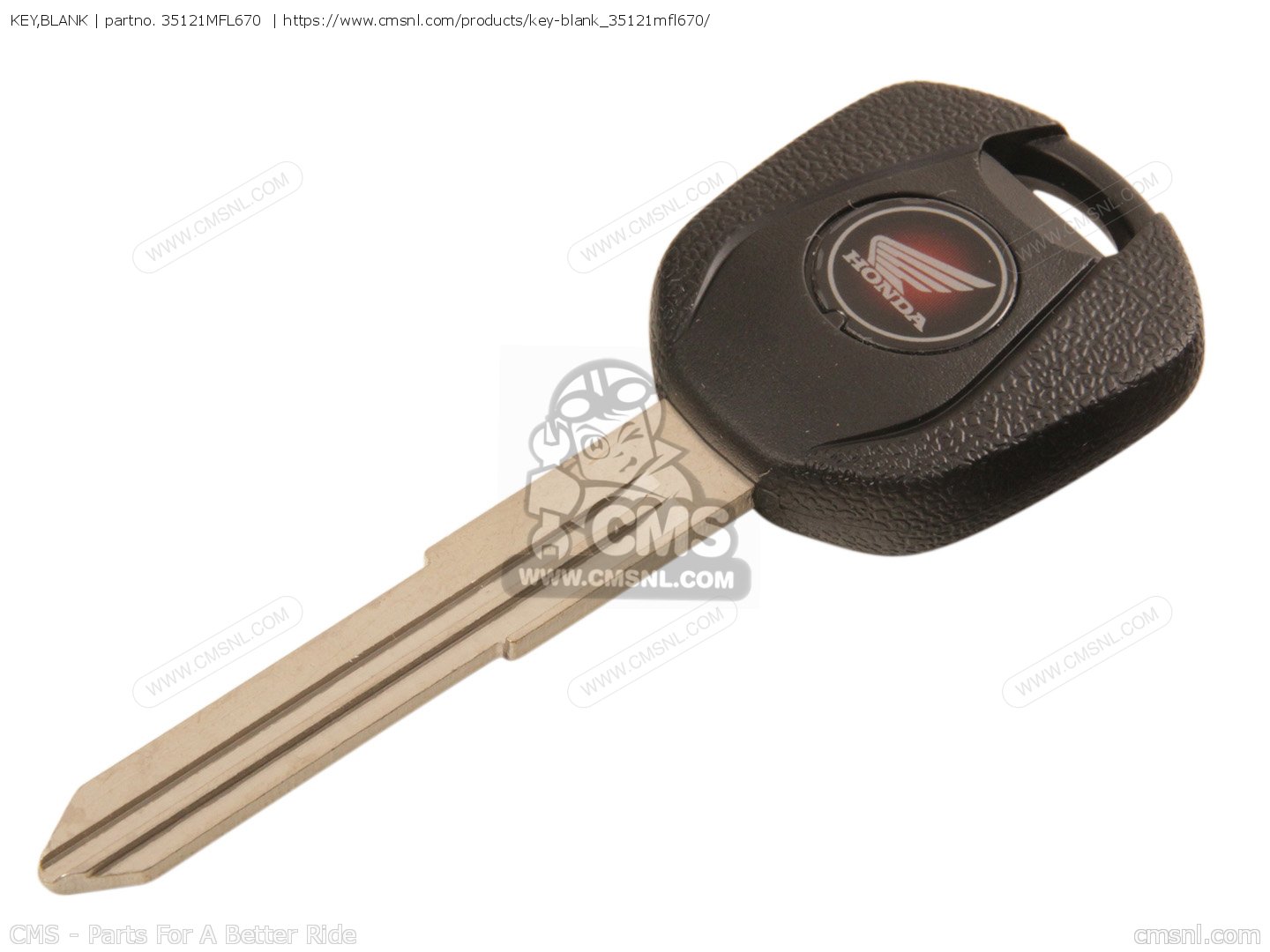 35121MFL670: KEY,BLANK Honda - buy the 35121-MFL-670 at CMSNL
