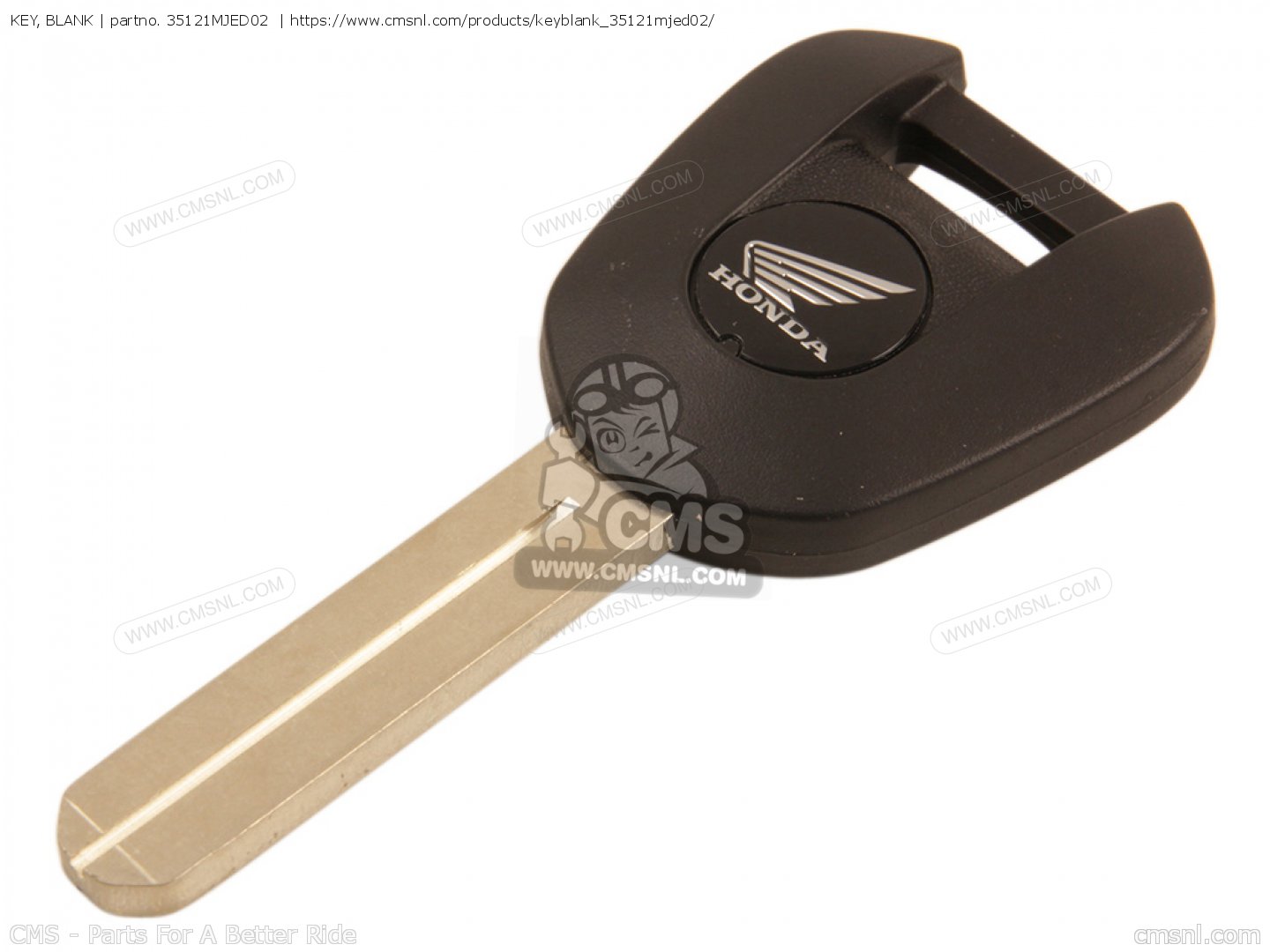 35121MJED02: KEY,BLANK Honda - buy the 35121-MJE-D02 at CMSNL