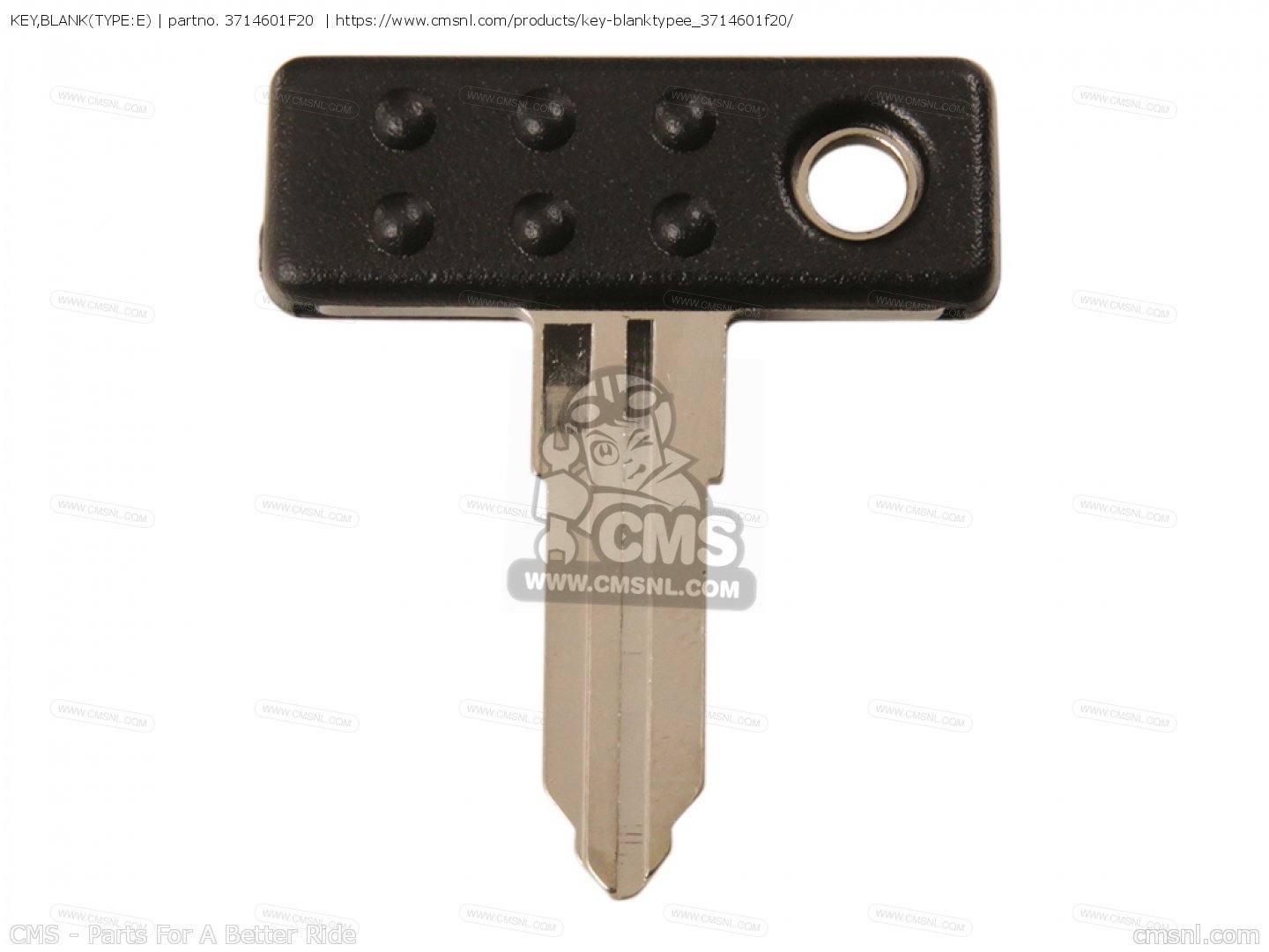 KEY,BLANK(TYPE:E) for DRZ400E 2005 2006 (K5) (K6) USA (E03) - order at ...