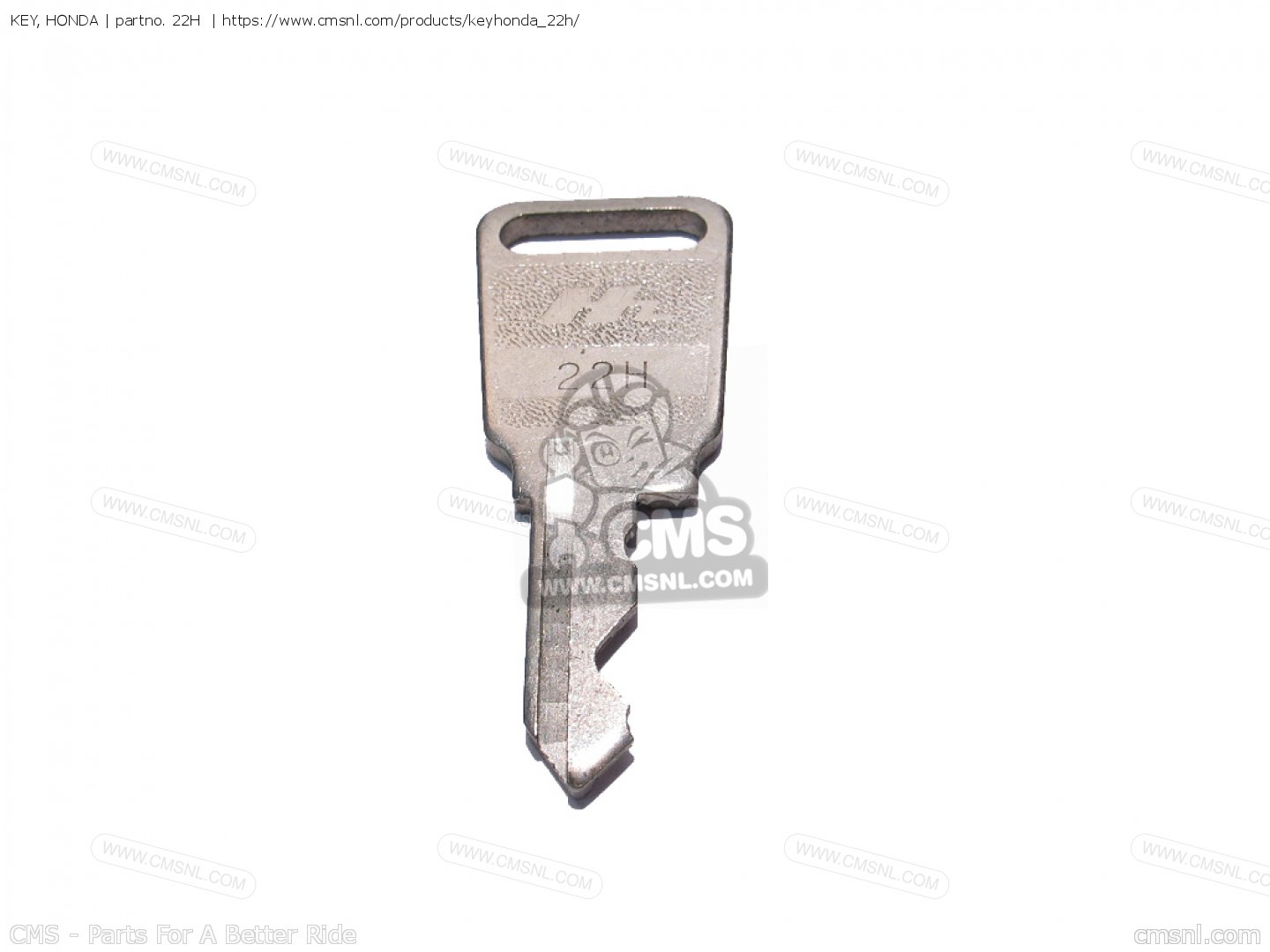 22H: Key, Honda Honda - buy the 22H - - at CMSNL