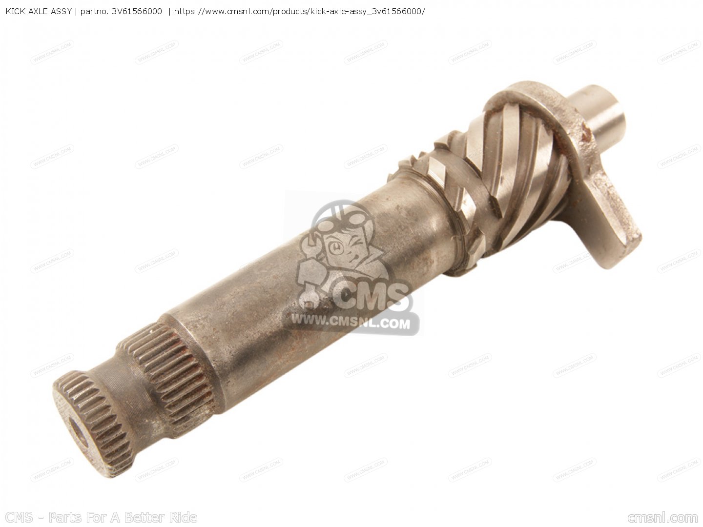 3V61566000: KICK AXLE ASSY Yamaha - buy the 3V6-15660-00-00 at CMSNL