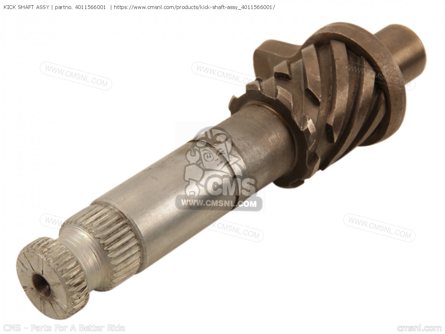 KICK SHAFT ASSY for YZ125 1974 USA - order at CMSNL
