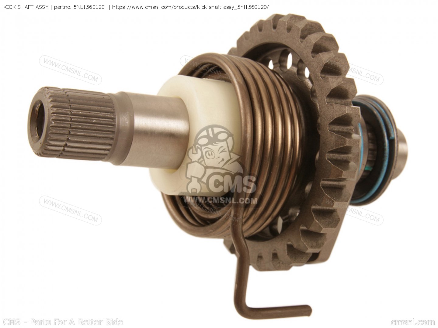 5NL1560120: Kick Shaft Assy Yamaha - buy the 5NL-15601-20 at CMSNL