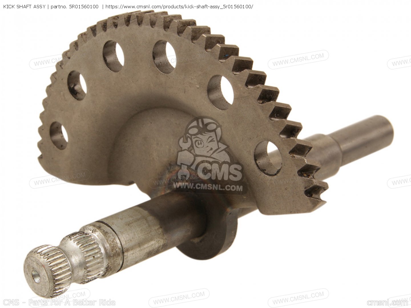 KICK SHAFT ASSY for DT50MX 1986 1RE FRANCE 261RE-351F1 - order at CMSNL