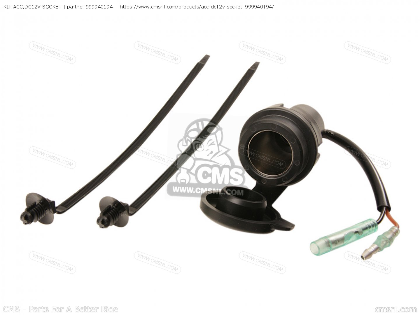 999940194: Kit-acc,dc12v Socket Kawasaki - buy the 99994-0194 at CMSNL